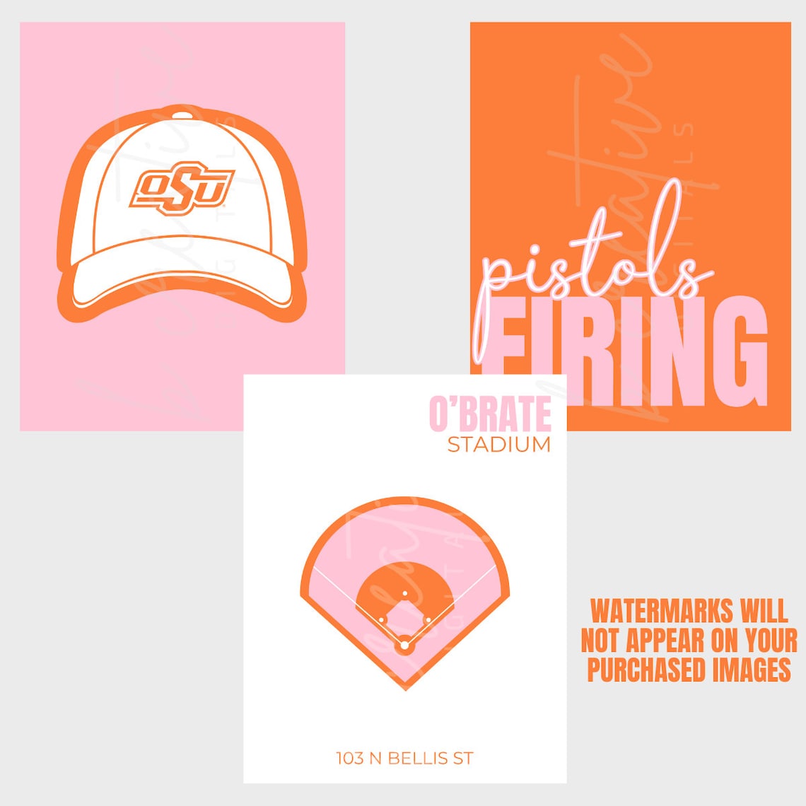 OSU Oklahoma State University Wall Print Posters - Etsy