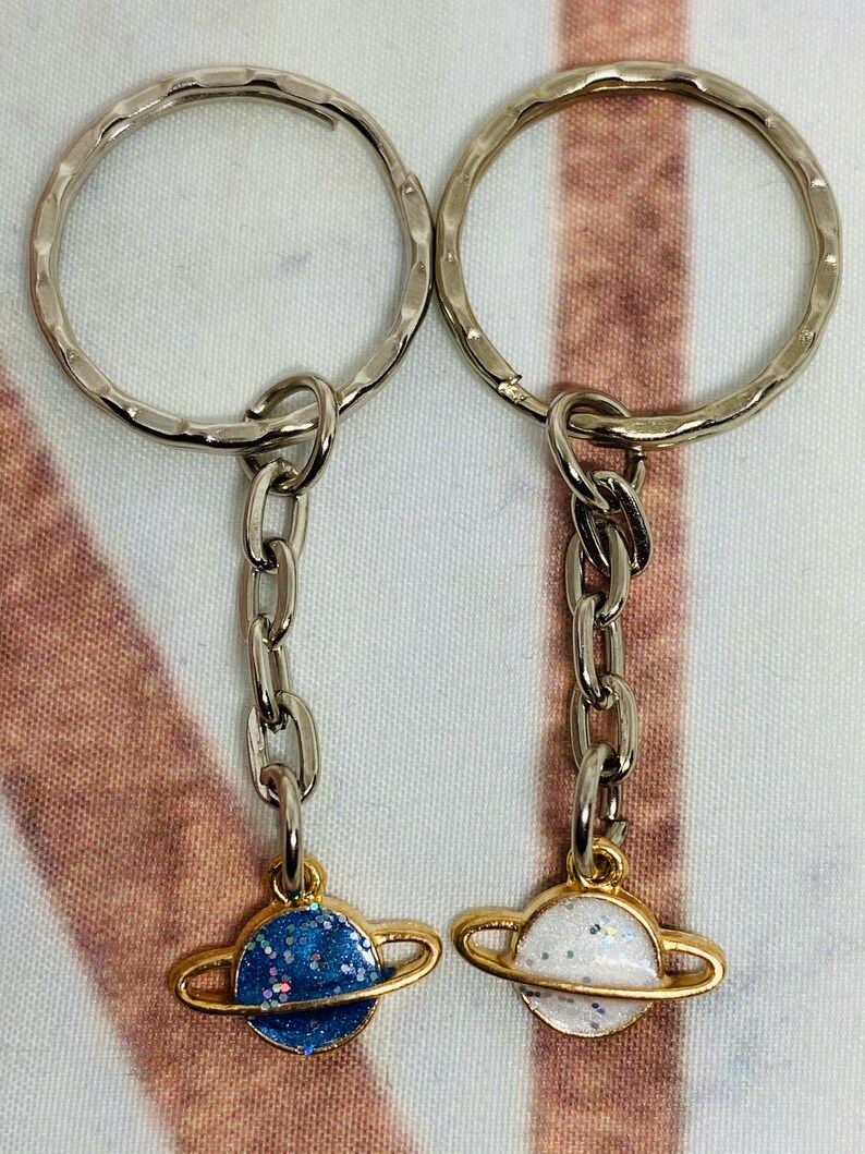 Aesthetic Trendy Space Inspired Keyring - Etsy UK