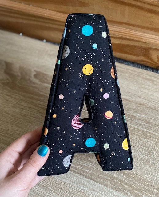 Beautiful Handmade Bespoke Padded Fabric Letters Price per Letter ...