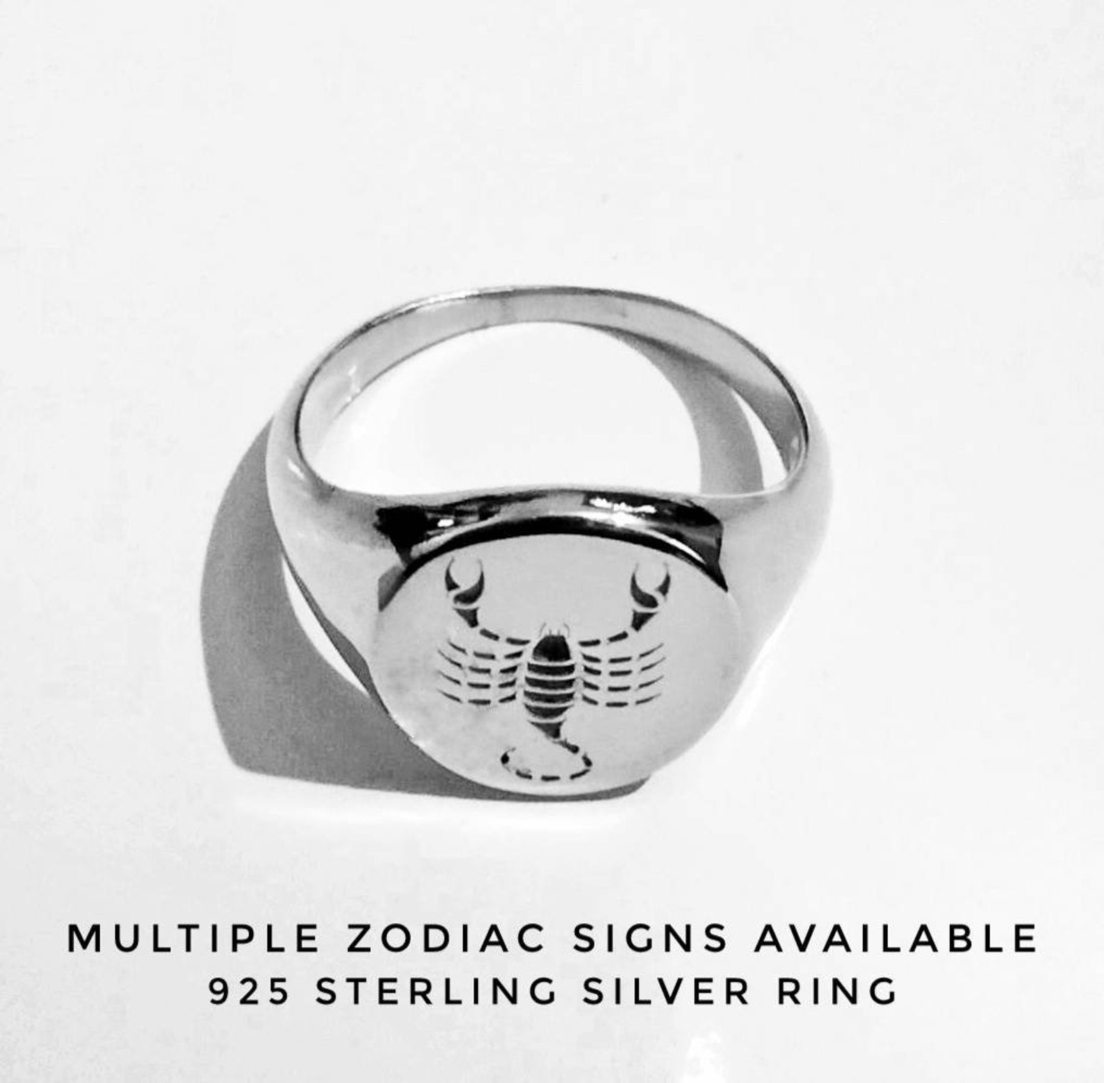 Zodiac Jewelryheavy Zodiac Signet Ring Zodiac Sign Symbol - Etsy