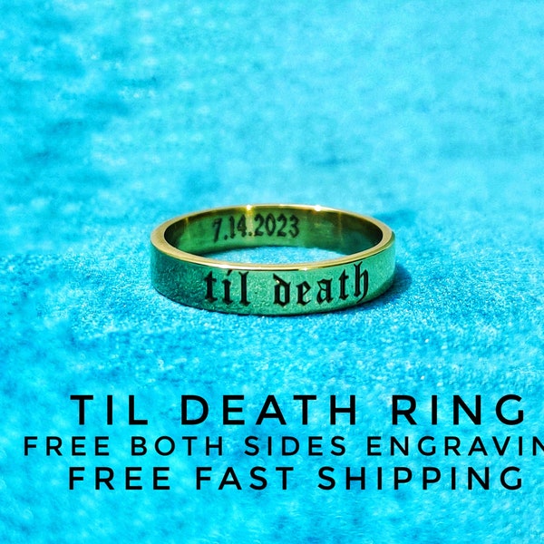 Until Death Ring - Etsy