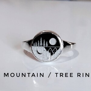 ACOTAR Night Court Signet Ring, Starry Mountains Night Court Ring ...