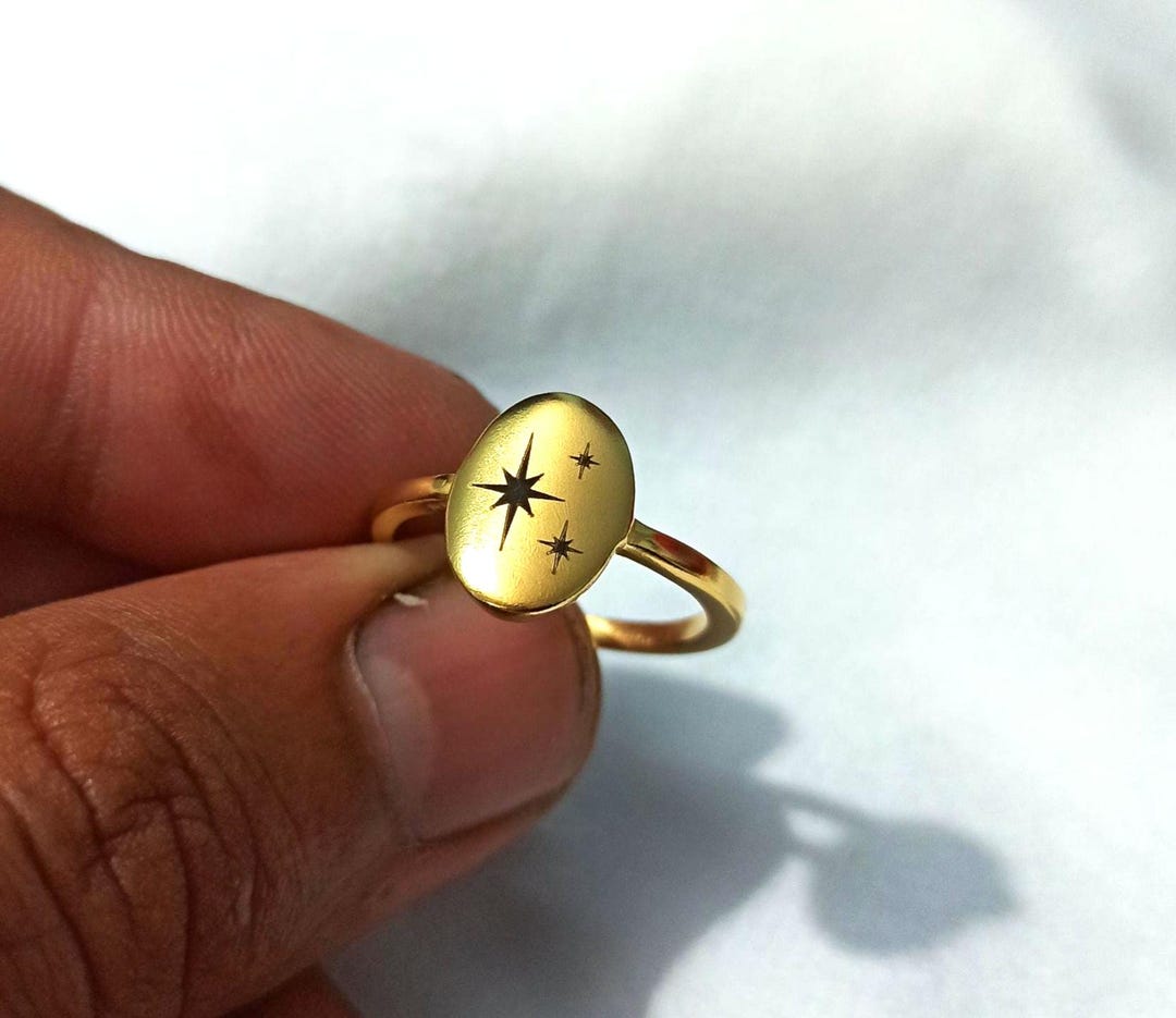 ACOTAR Night Court Signet Ring, Starry Mountains Night Court Ring,star ...