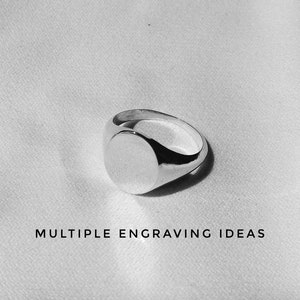 Venom Spiderman Engraved 925 Silver Signet Ring, Personalized Christmas ...