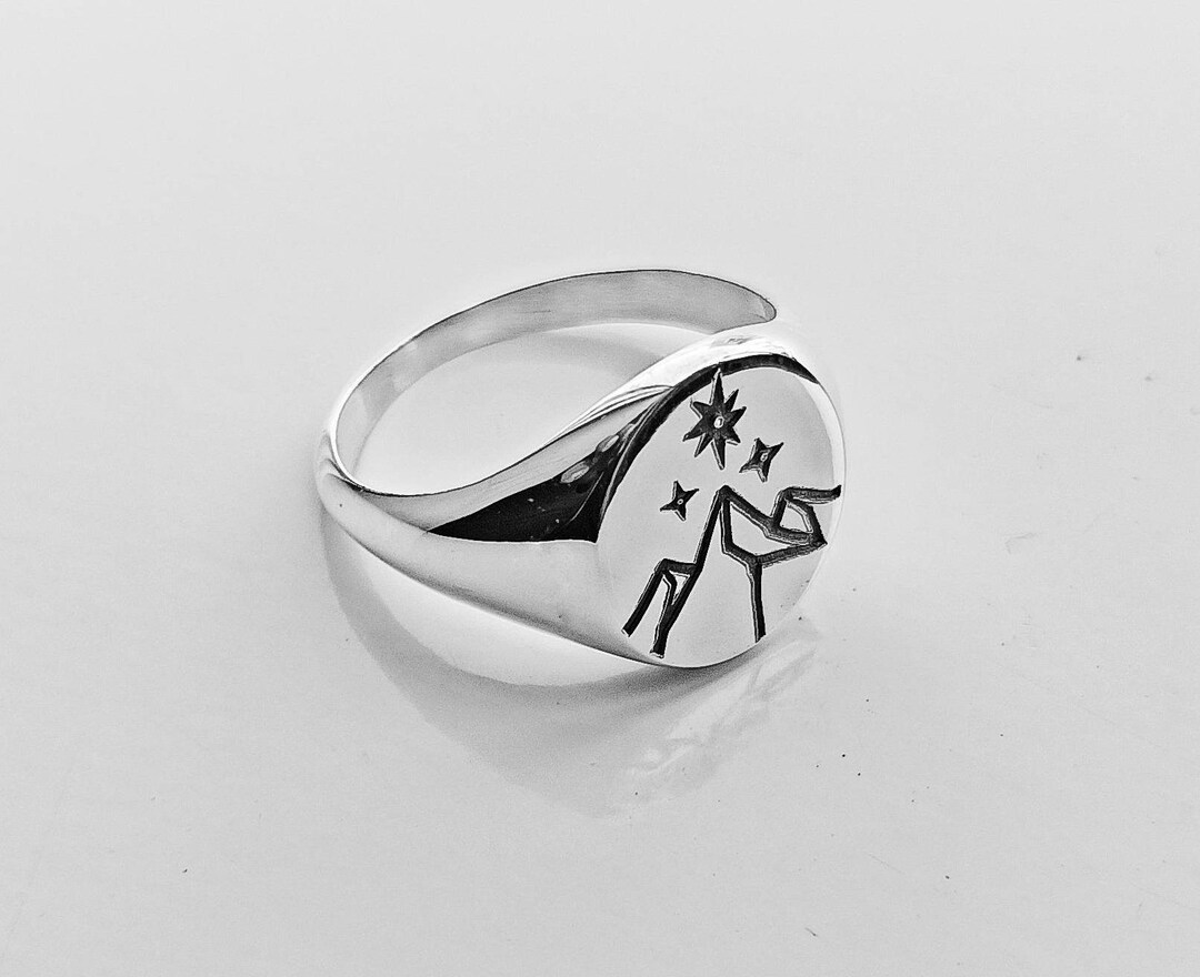 ACOTAR Night Court Signet Ring, Starry Mountains Night Court Ring ...