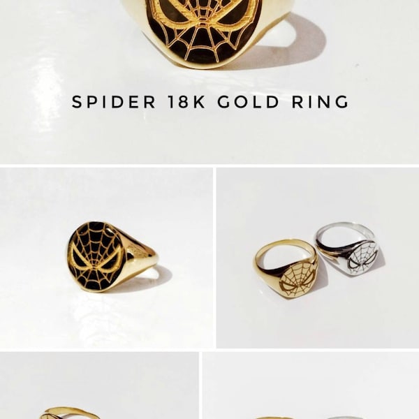 Spiderman Rings for Men - Etsy