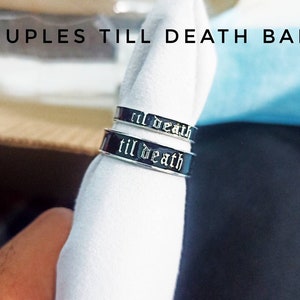 Til Death Ring, 925 Solid Sterling Silver Ring, Personalized Ring, Til ...