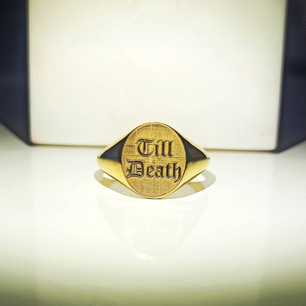 Until Death Ring - Etsy