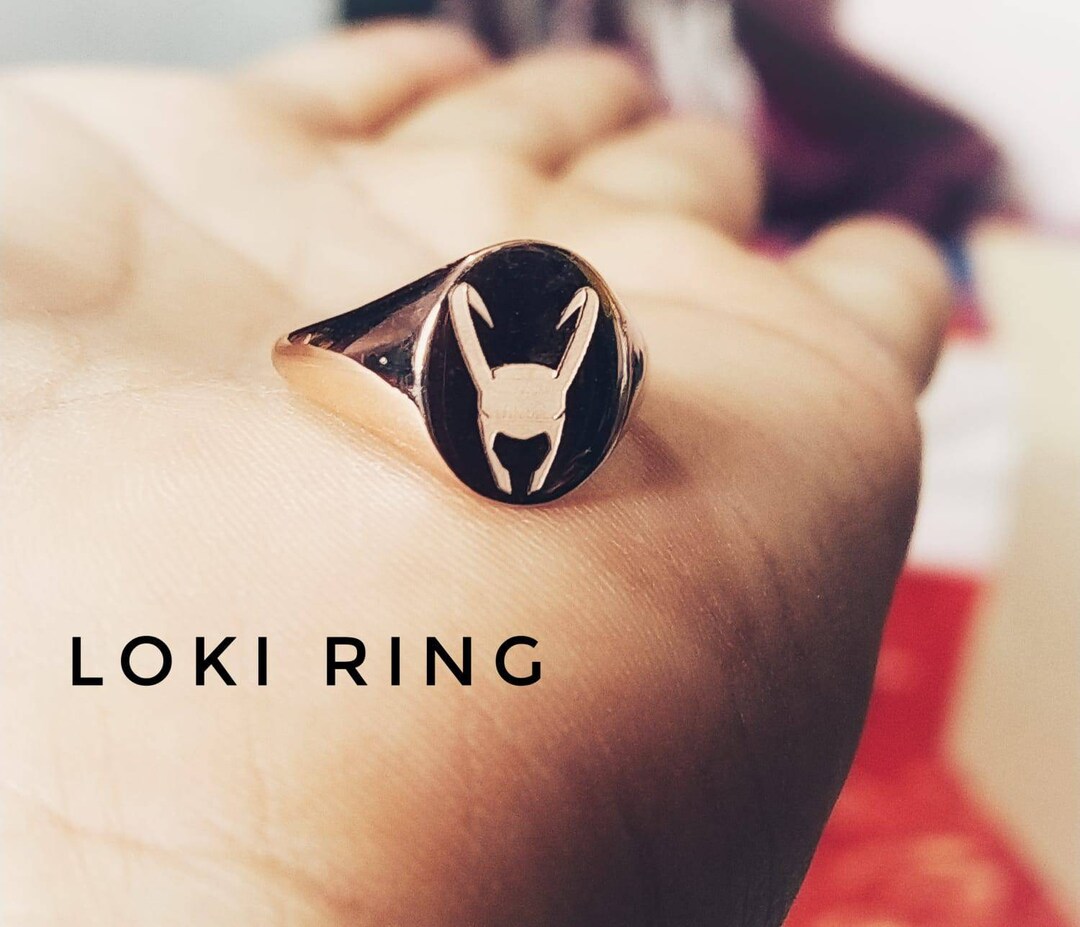 Thor Bro Loki Helmet Ring Loki Ring Marvels Jewelry - Etsy