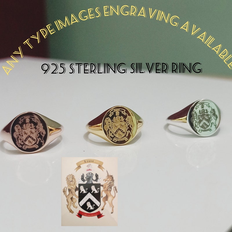 Family Crest Ring - Etsy