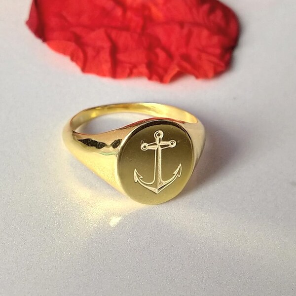 Anchor Ring - Etsy