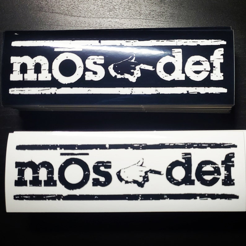MOS DEF New Danger Sticker Set. - Etsy