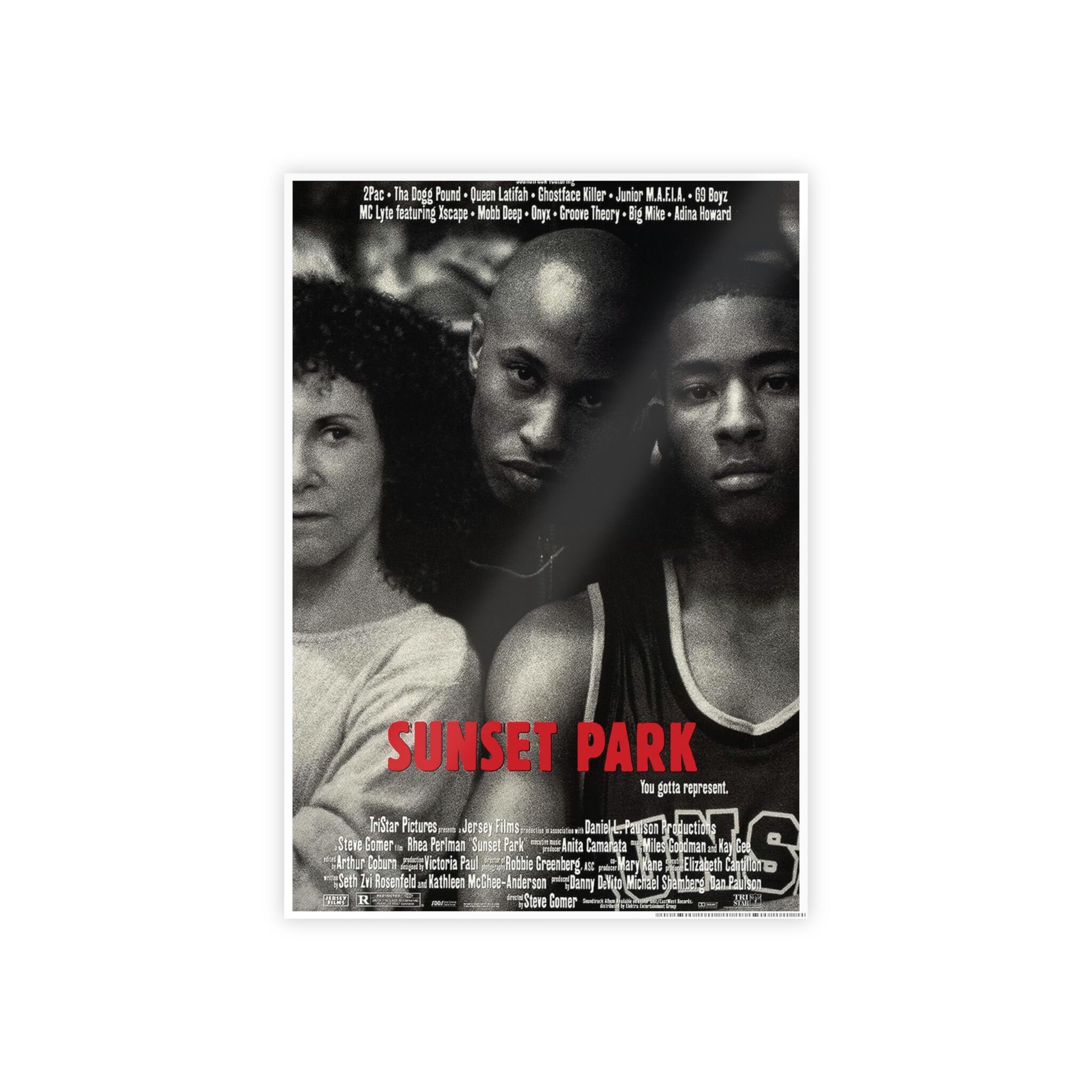 Sunset Park 1996 Movie Poster Movie Print, Hip Hop Movie Posters, Wall ...
