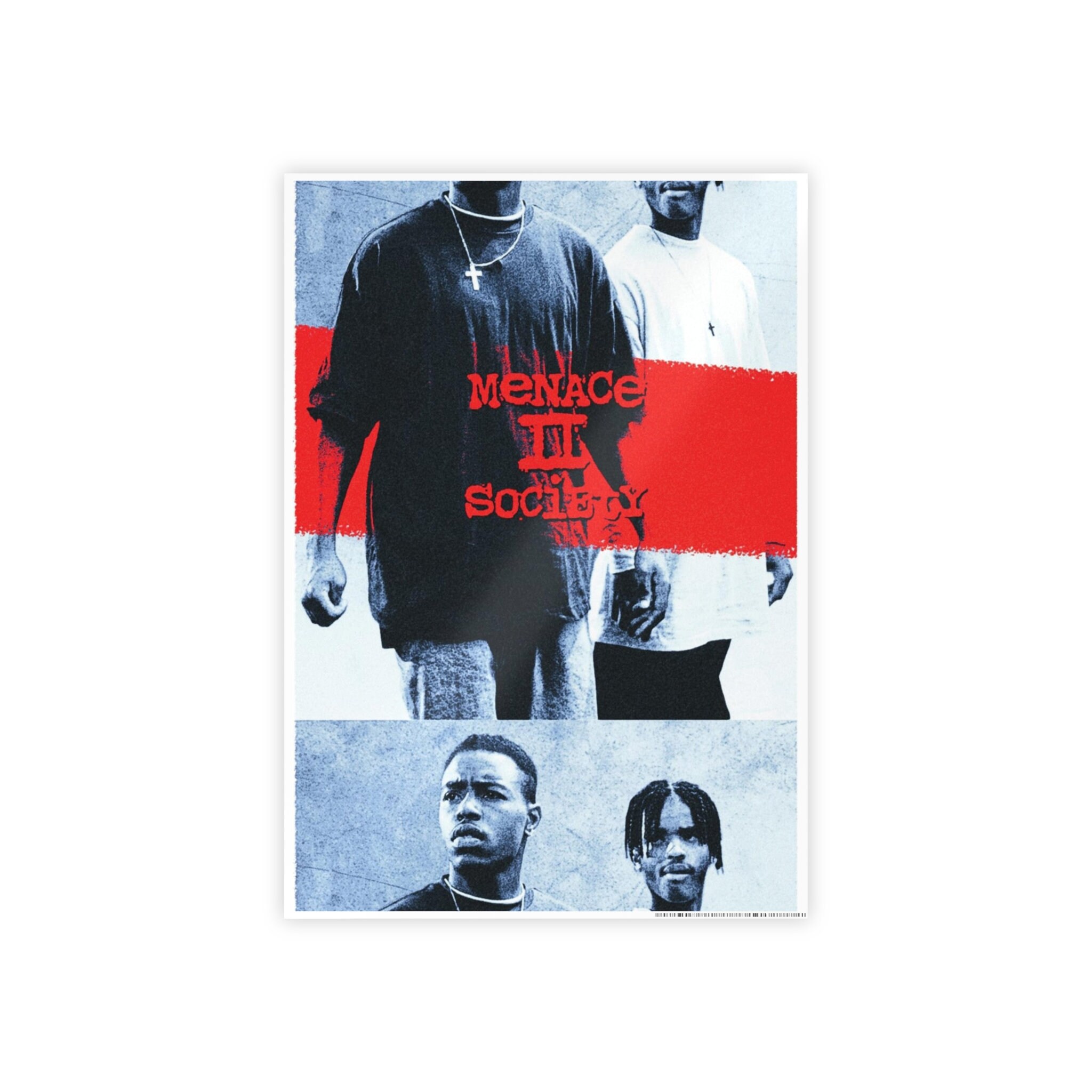 Menace II Society 1993 Movie Poster Movie Print, Hip Hop Movie Posters ...