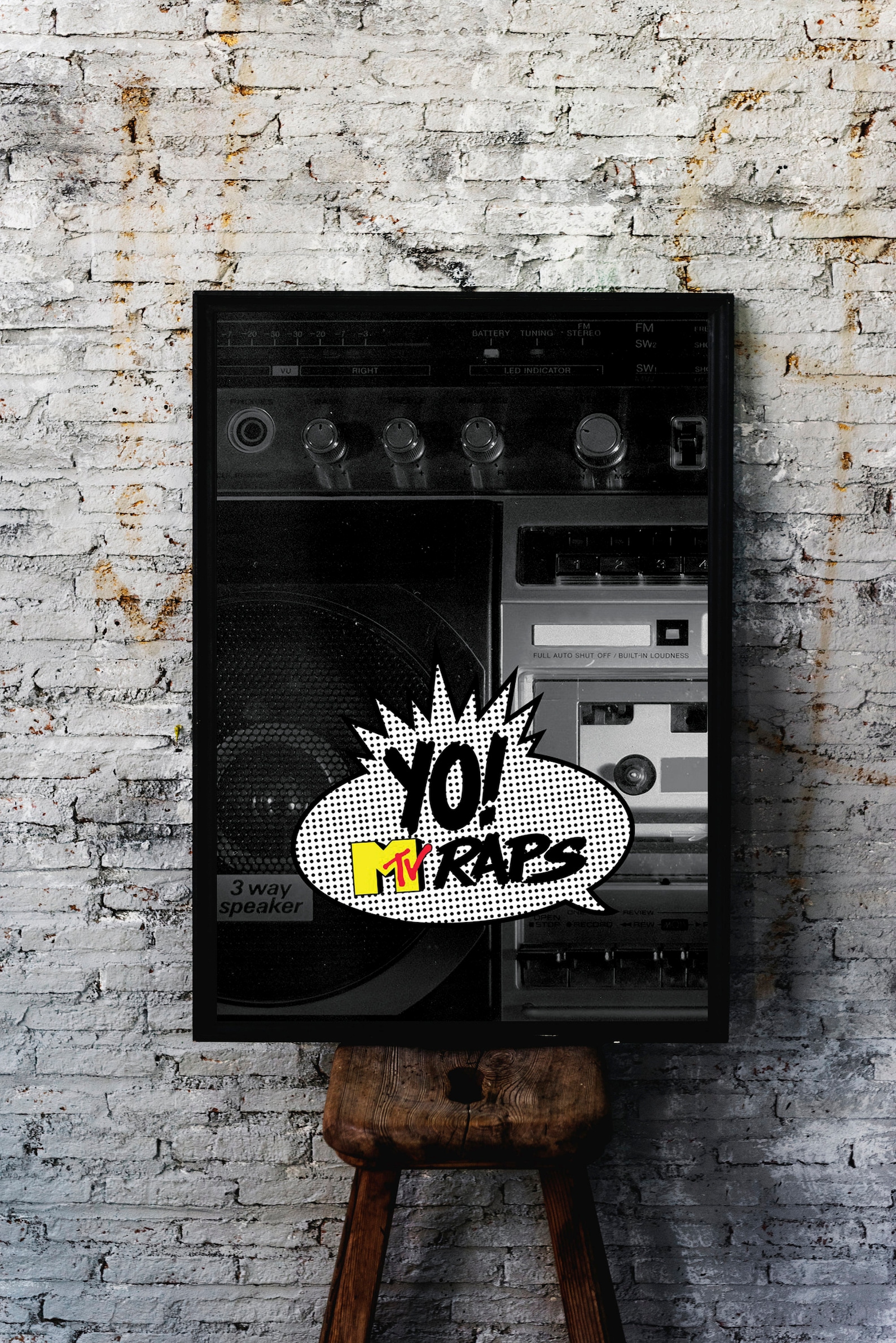 Yo! MTV Raps (1988) Movie Poster Movie Print, Hip Hop Movie Posters ...