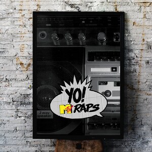 Yo! MTV Raps (1988) Movie Poster Movie Print, Hip Hop Movie Posters ...