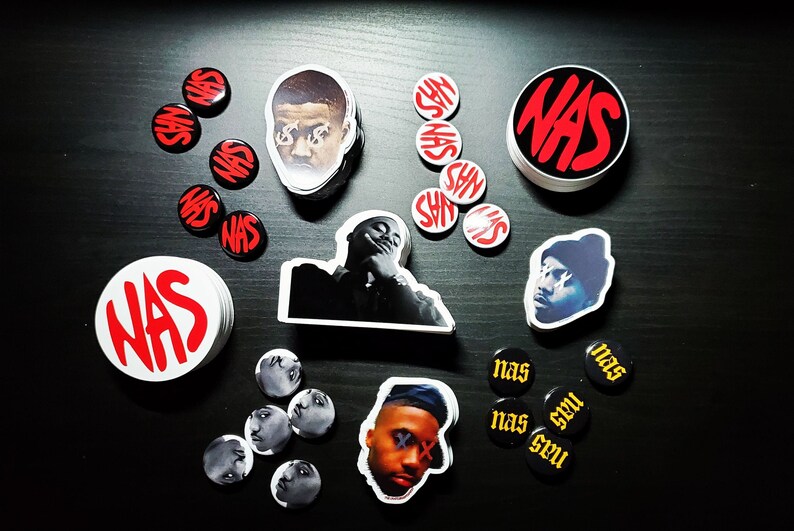 NAS Nasty Nas Sticker Set. - Etsy
