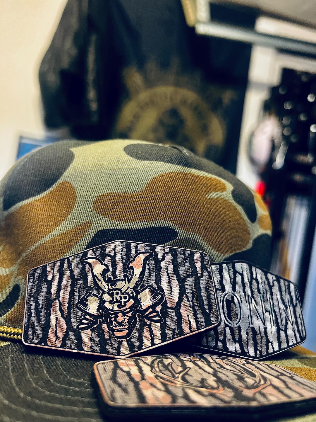 8 RONIN Linen-tree Bark Effect Svgs Perfect for Patch Engraving ...