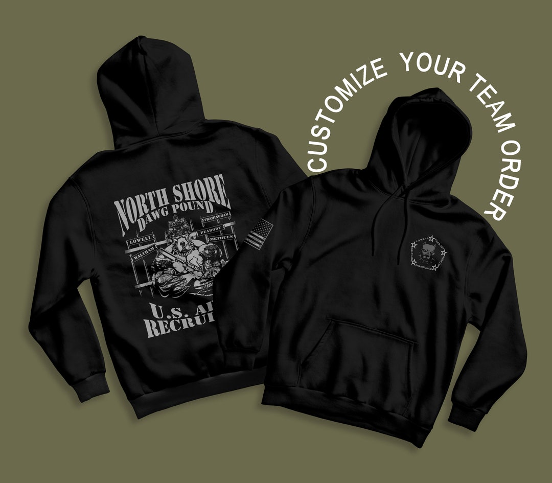 Custom Team/unit Hoodie (10x Order Minimum). Custom Logo Hoodie ...