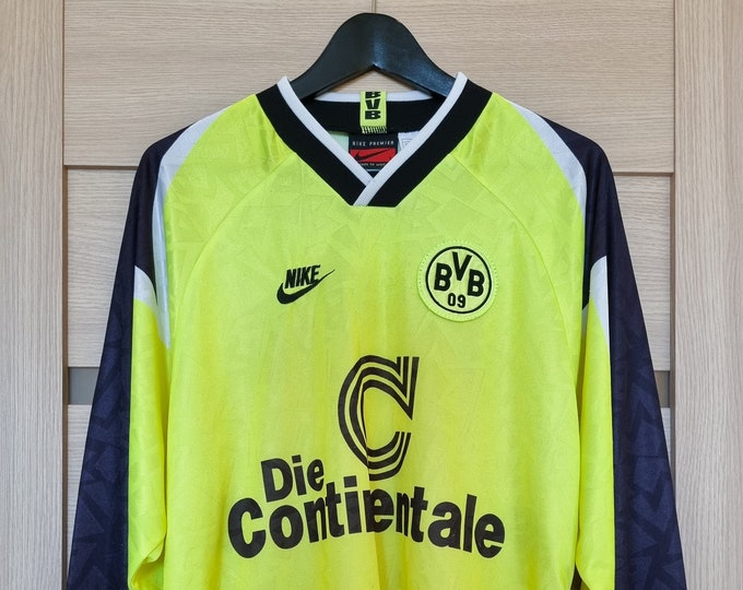Borussia Dortmund 1995/1996 Home Football Soccer Shirt Jersey ...