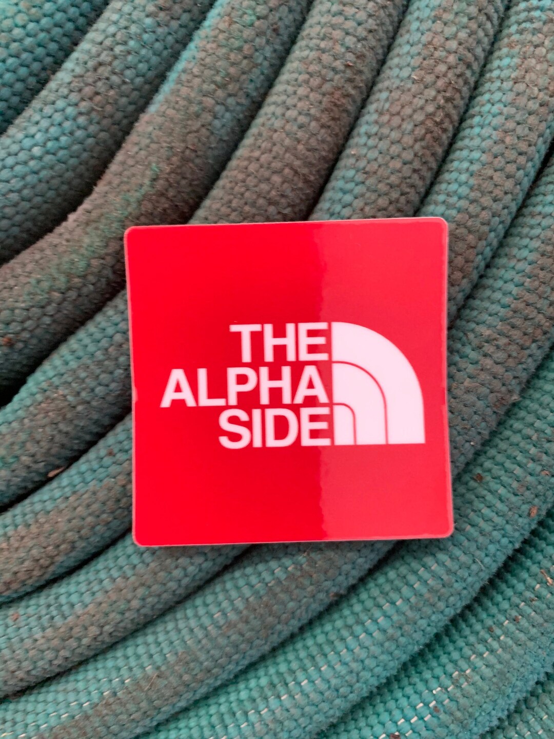 The Alpha Side Firefighting Sticker - Etsy