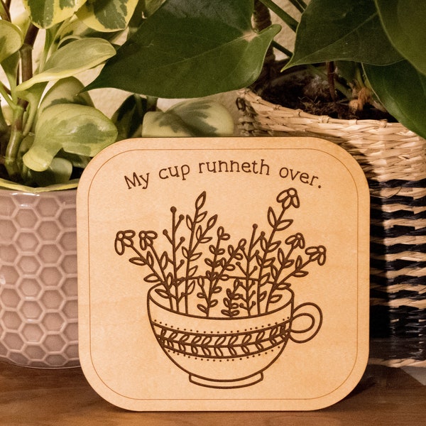 My Cup Runneth Over - Etsy
