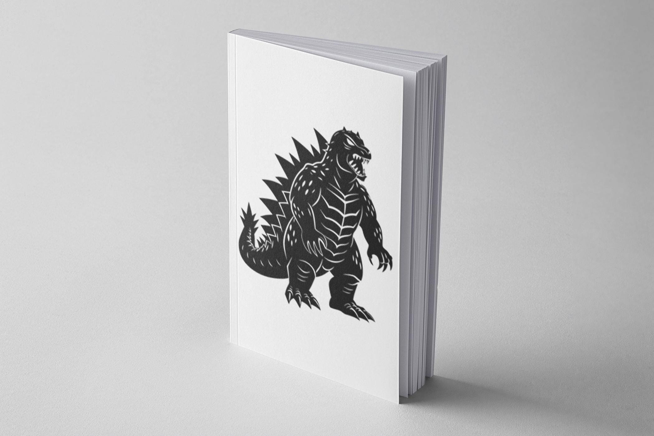 Godzilla Silhouette, Clipart & Decal Bundle (SVG, PNG, EPS) - Etsy