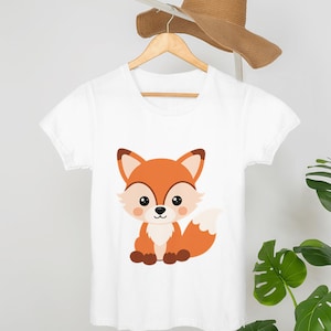 Cute Fox Svg File, Cut File, Baby Fox Svg, Flowers, Floral, Woodland ...
