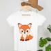 Cute Fox Svg File, Cut File, Baby Fox Svg, Flowers, Floral, Woodland ...