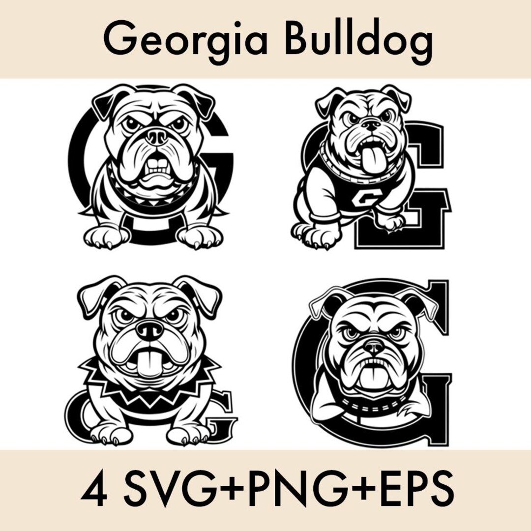 Bulldogs SVG Football SVG Bulldog T-shirt Design Mascot Tailgate Grunge ...