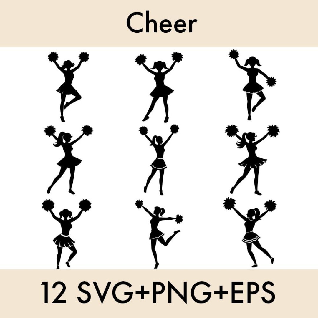 Cheer SVG Bundle, Cheerleading SVG, Cheer Svg, Cheer Squad Svg, Cheer ...