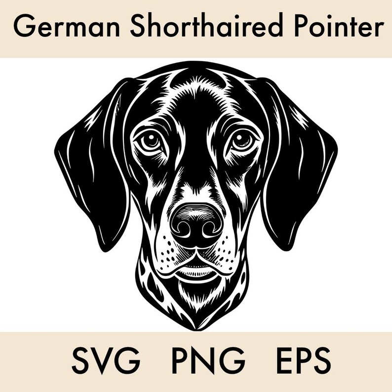 German Shorthaired Pointer SVG Bundle, Peeking Dog Vector (digital ...