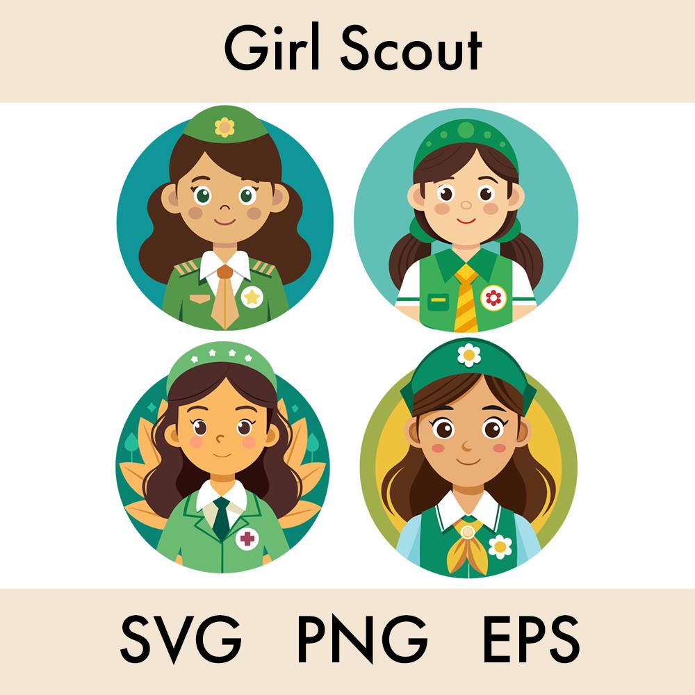 Girl Scout Make New Friends SVG, Girl Scouts Friendship, Girl Scout ...