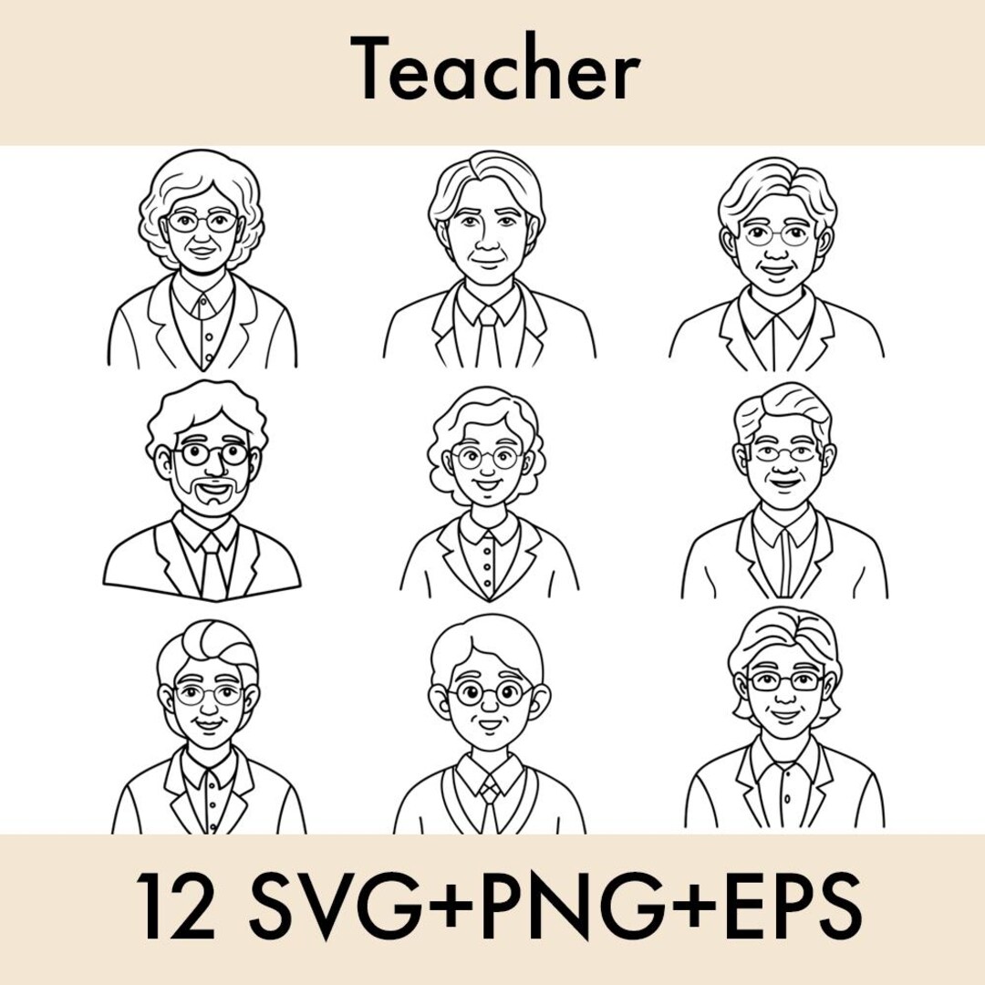 Teacher SVG Bundle, Teacher SVG, School SVG, Teach Svg, Back to School ...