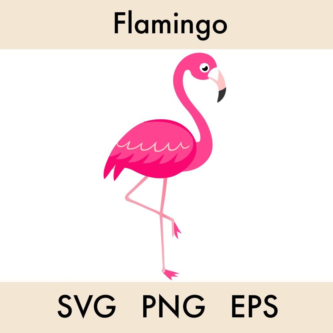 Flamingo SVG, Flamingo Clipart, Flamingo Cut File, Cricut Cut Files ...