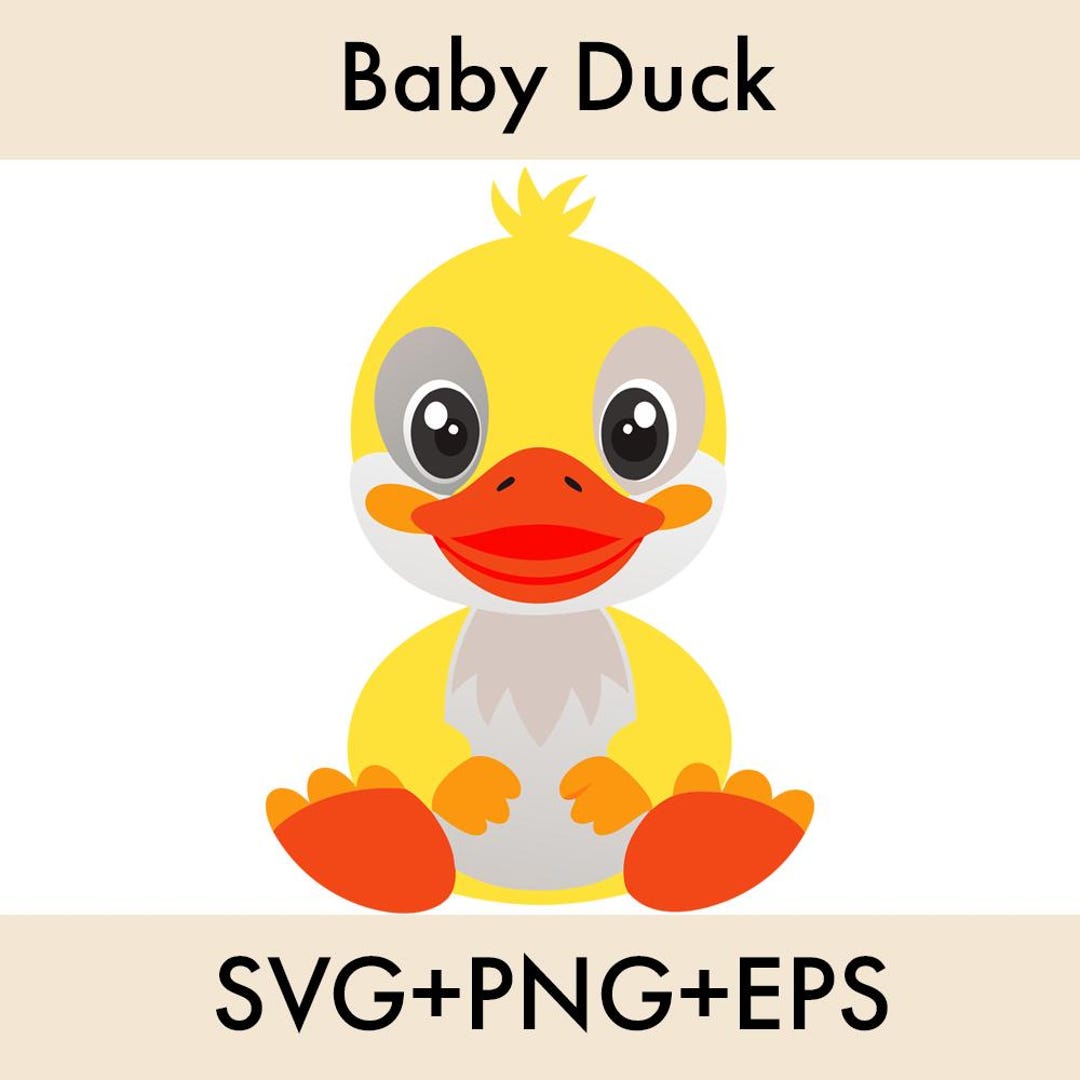 Cute Baby Duck SVG Bundle, Animal Cut File (instant Download) - Etsy