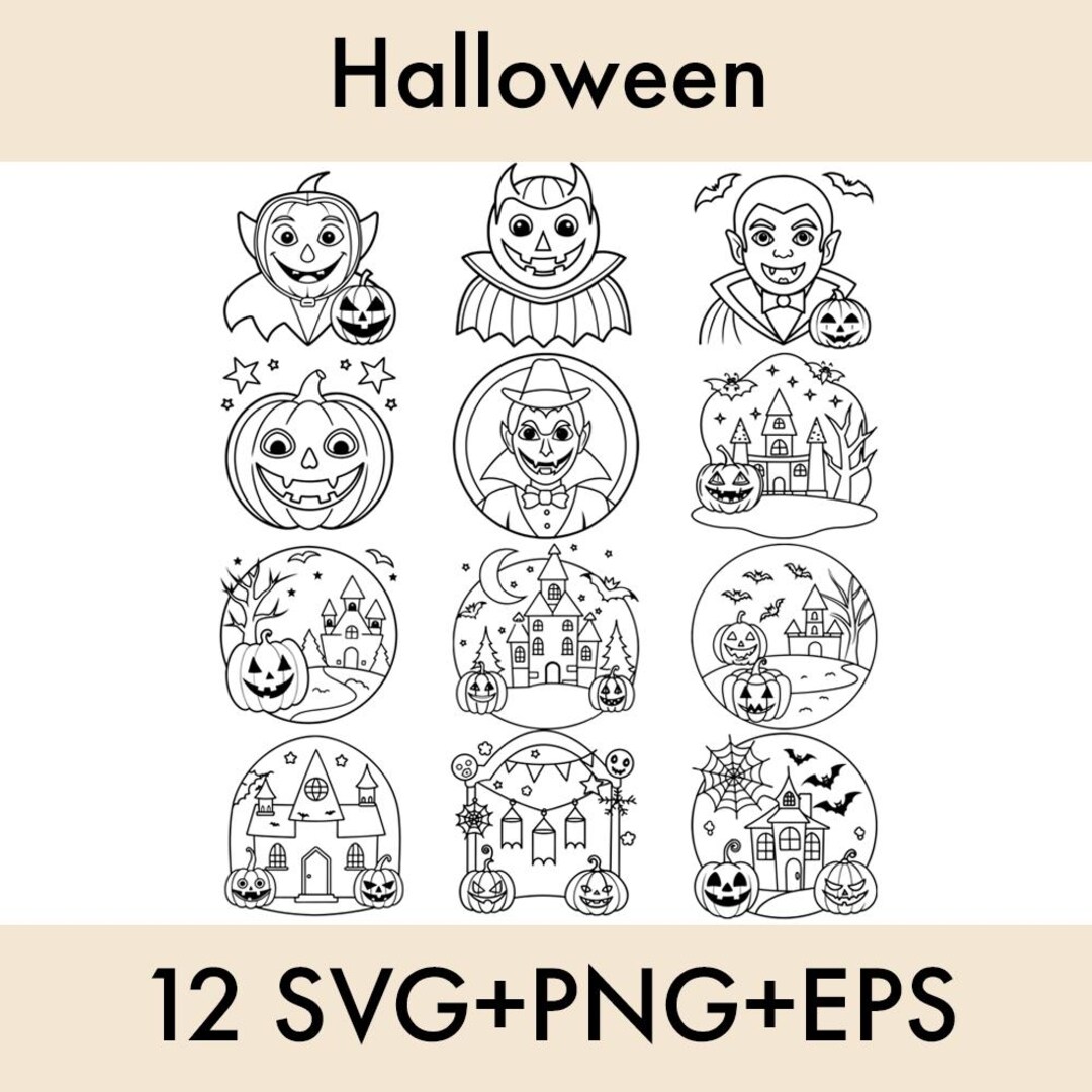 HALLOWEEN SVG, Halloween Svg Bundle, Halloween Cut Files for Cricut ...