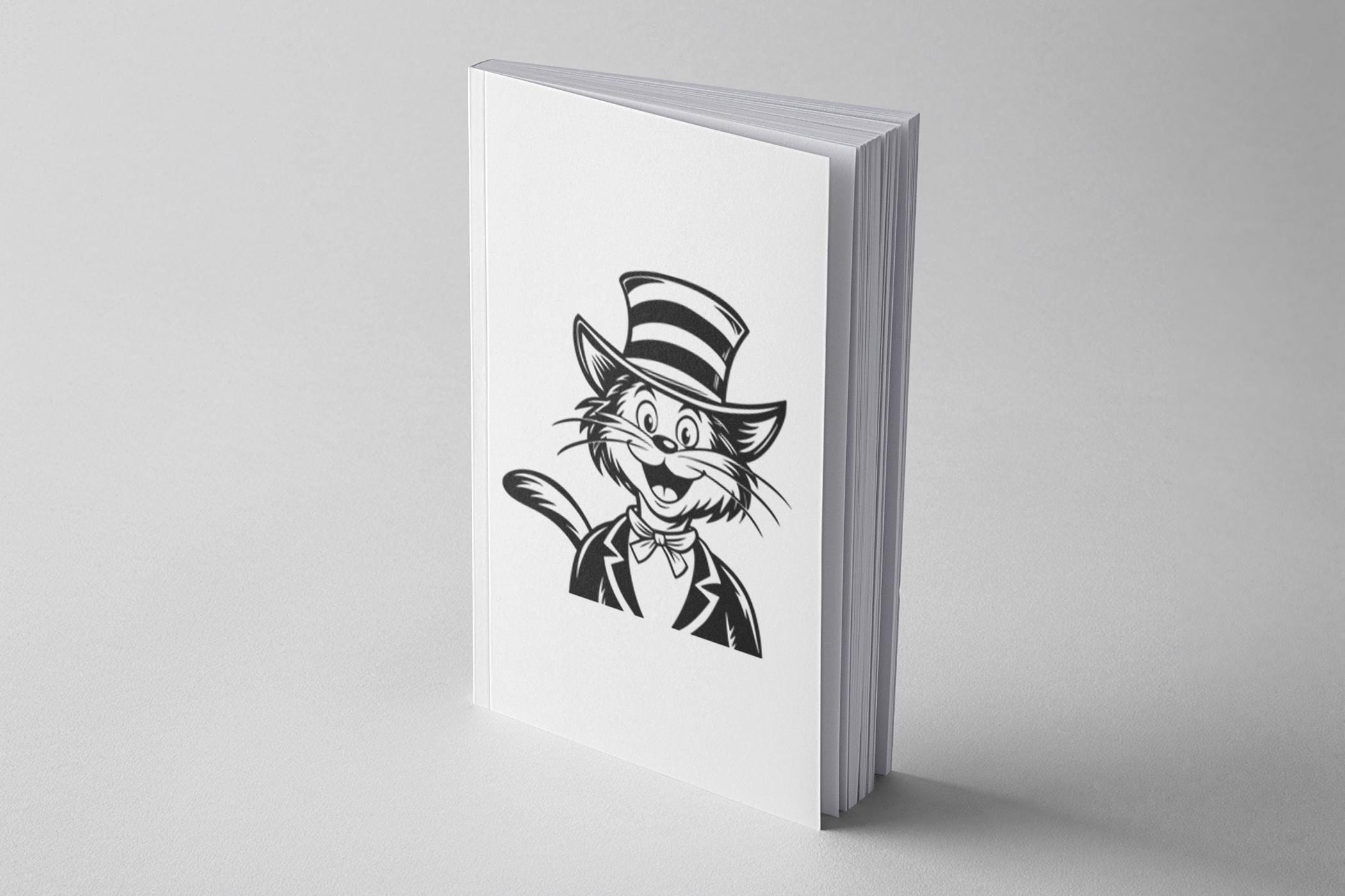 Cat in the Hat, Green Eggs and Ham Silhouettes (SVG, PNG, EPS Digital ...