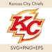Kansas City Football Vegas Pattern Svg PNG, Lviii Svg, KC Football Svg ...