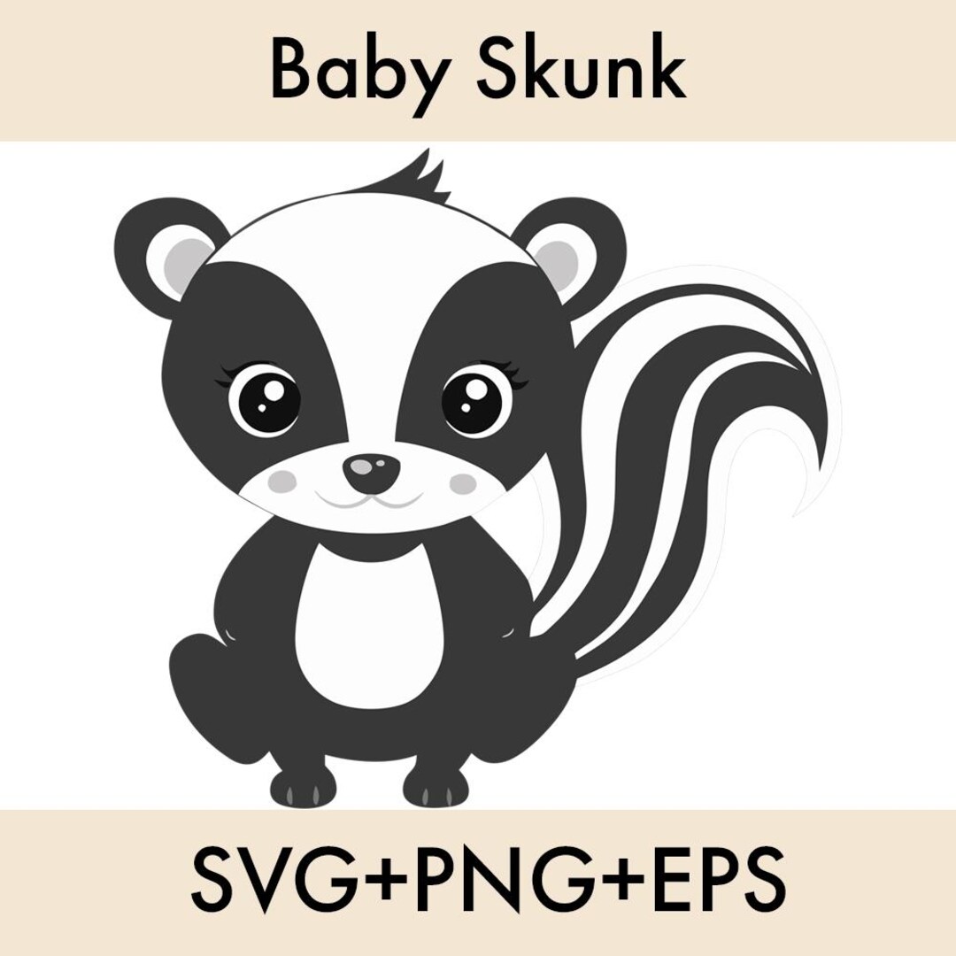 Baby Skunk Svg Bundle, Skunk Svg Bundle, Cute Skunk Svg Bundle, Cute ...
