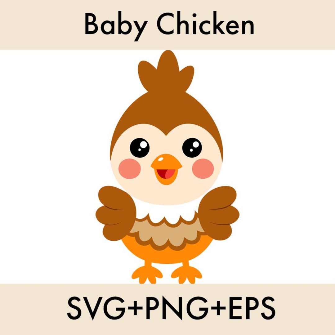 Baby Chicken, Baby Chicken SVG, SVG Files, Cricut, Silhouette Cameo ...