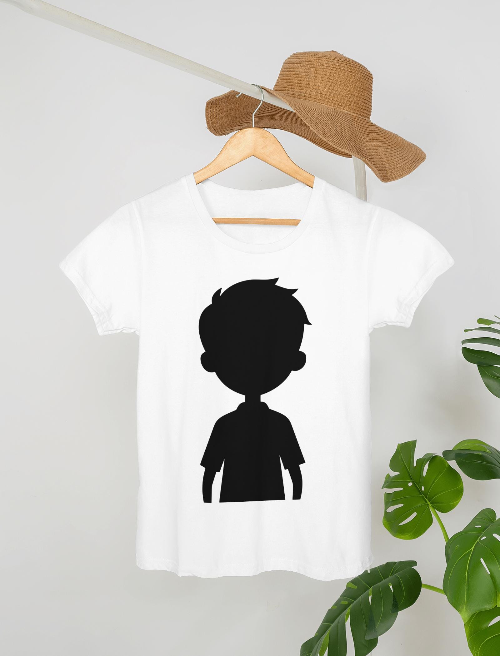 Boy Silhouette Svg, Svg Files for Cricut, Child Silhouette, Boy ...