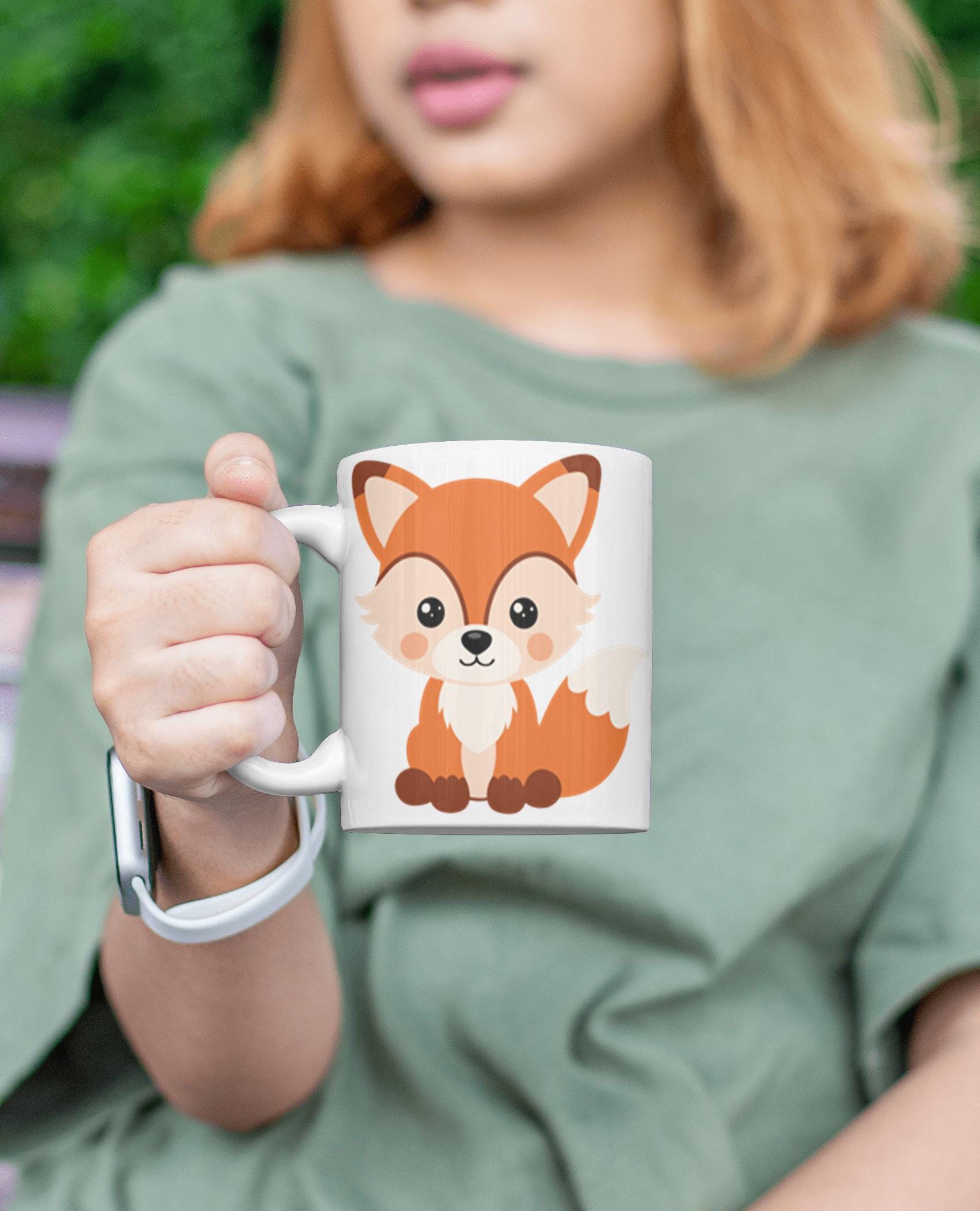 Cute Fox Svg File, Cut File, Baby Fox Svg, Flowers, Floral, Woodland ...