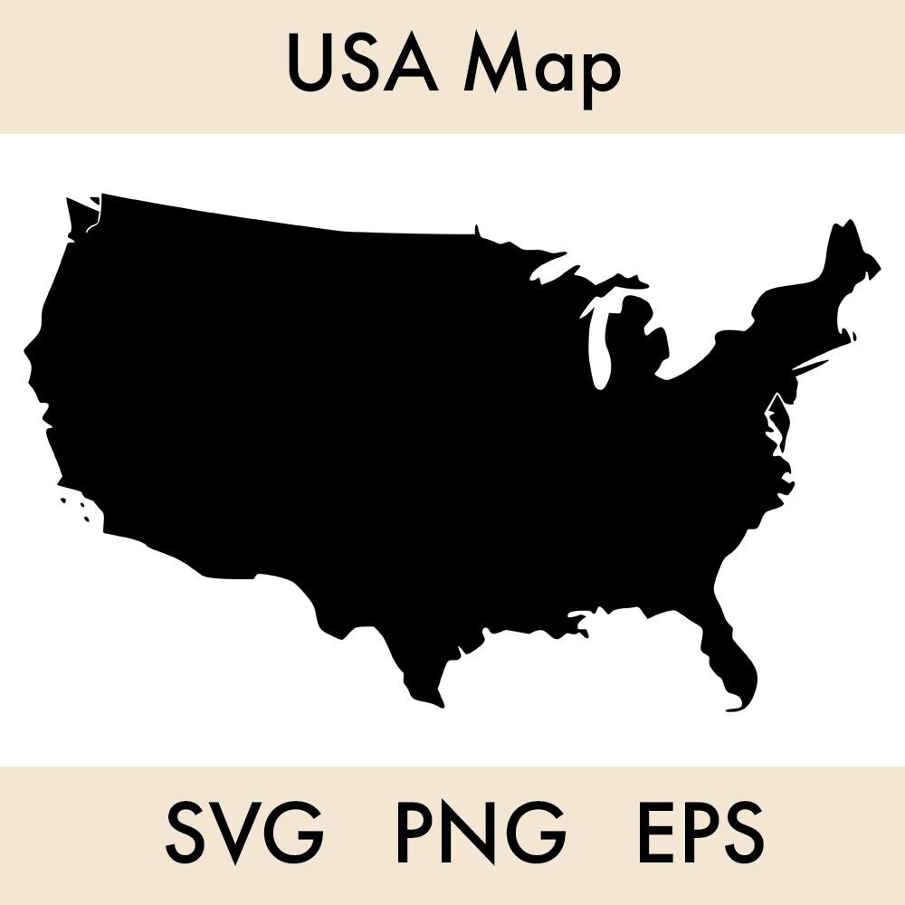 USA Map SVG, Map Svg, States Svg, United States Svg, States Map Svg ...