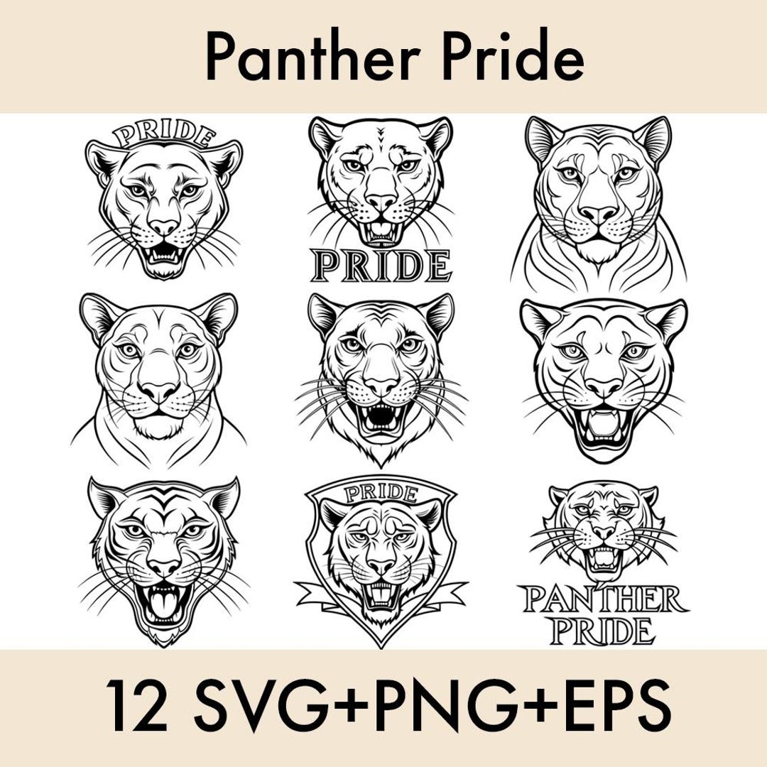 Panthers Claws Svg, Panthers Svg, Cricut File, Panthers Face Svg ...