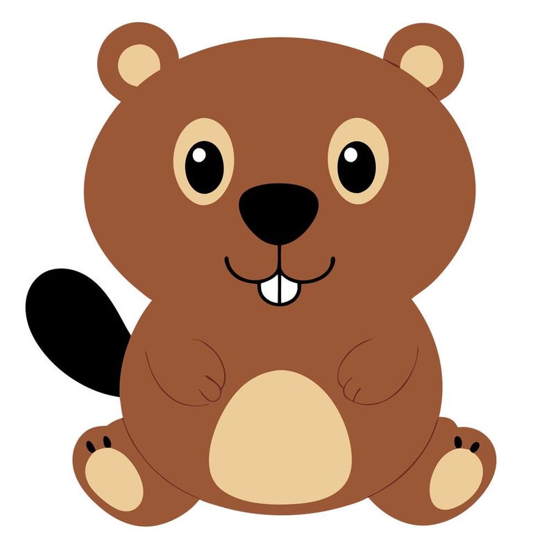 Cute Beaver SVG, Beaver Svg, Beaver Cut File, Baby Beaver Clipart Png ...