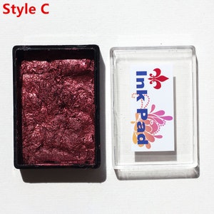 Retro Fire Lacquer Seal Professional Coloring Ink Pad / Fire Lacquer ...