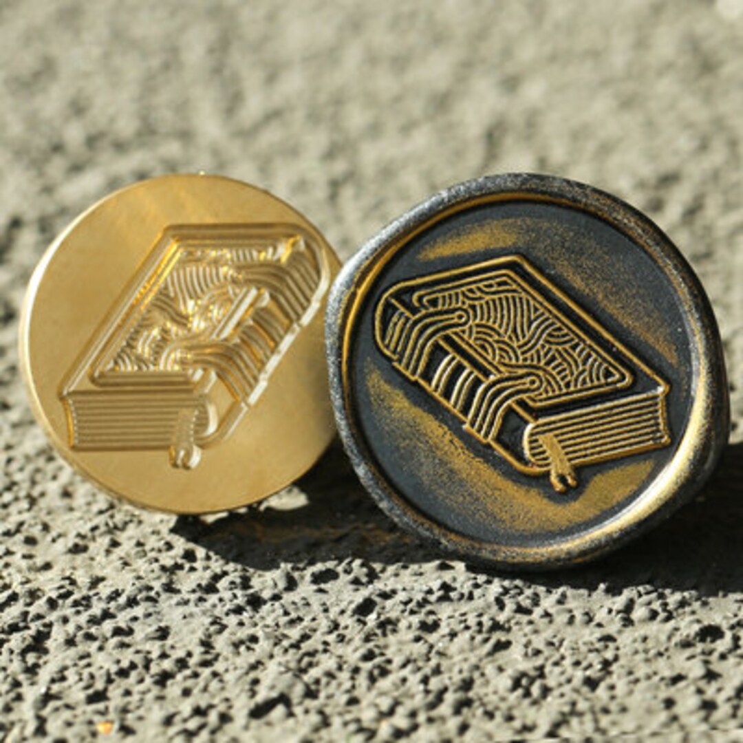 Magic Book Seal，wax Seal Stamp，wax Seal Decorative Seal, Envelope ...