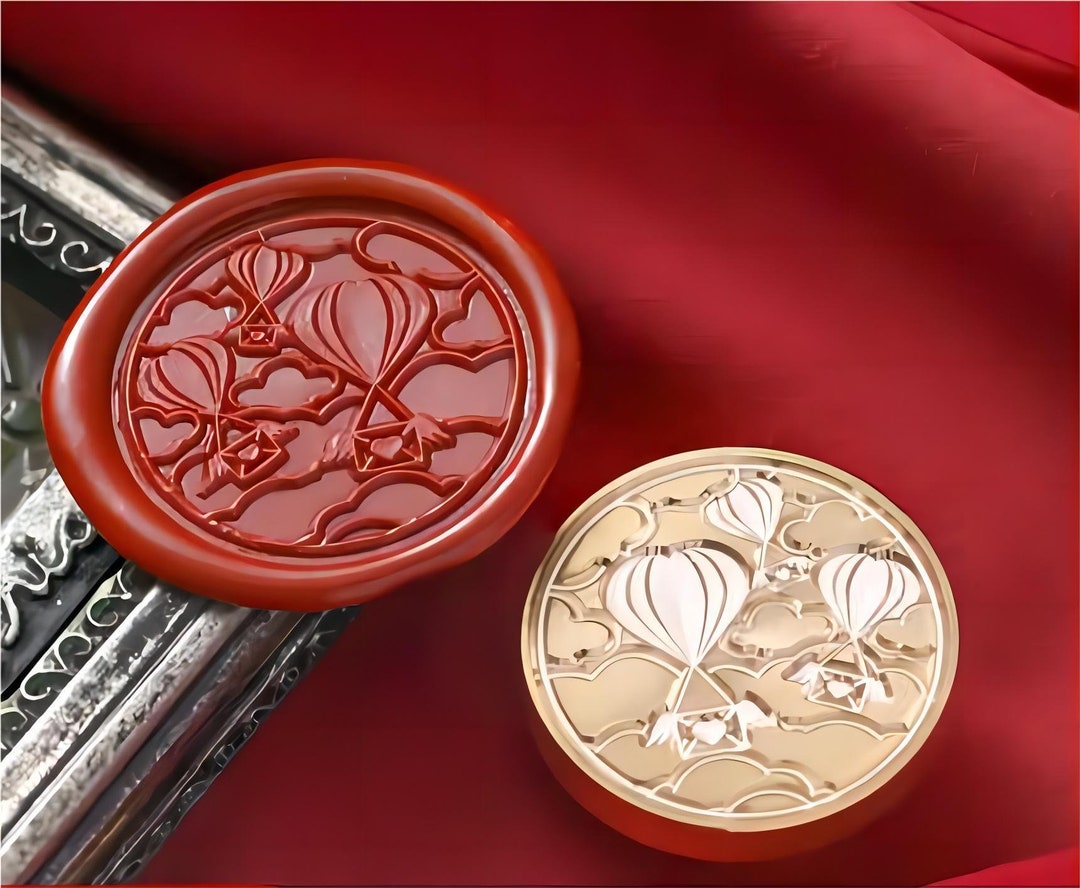 Hot Air Balloon Seal，valentine's Day Limited Stamp，wax Seal Stamp，wax ...