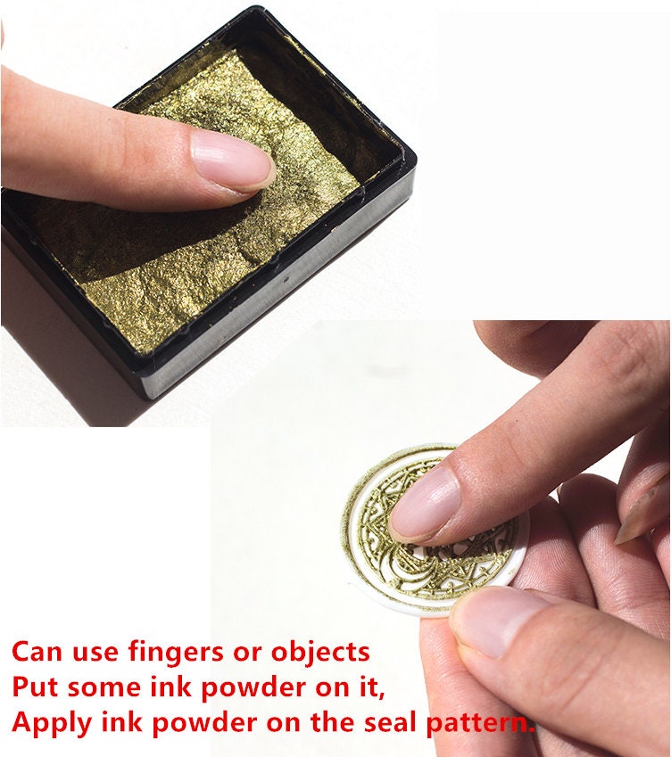 Retro Fire Lacquer Seal Professional Coloring Ink Pad / Fire Lacquer ...